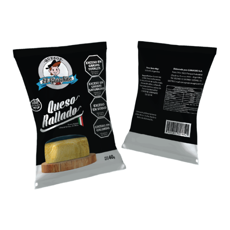 QUESO RALLADO - Quesos El Gauchito